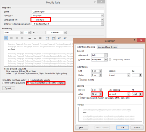 How to set up default Outlook email format (font size, style, etc.)