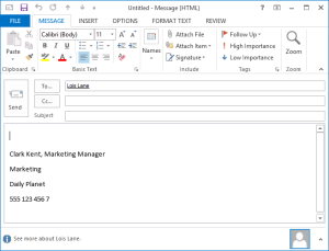 How to deploy an email signature in Outlook by using a Visual Basic script