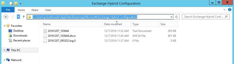 Exchange Hybrid Configuration Wizard step by step guide