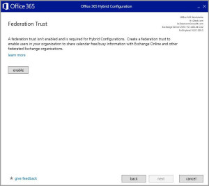 Exchange Hybrid Configuration Wizard step by step guide