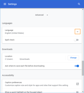 How to change language in Office 365 portal in hybrid setup?