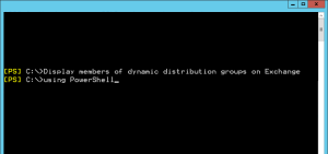 How to view current dynamic distribution group membership in Exchange