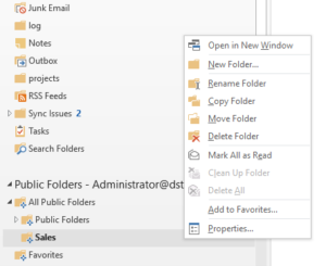 How to set up an auto reply for public folder in Exchange