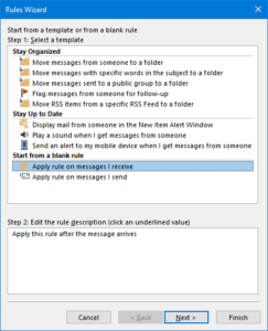 How to setup auto reply for shared mailbox in Exchange