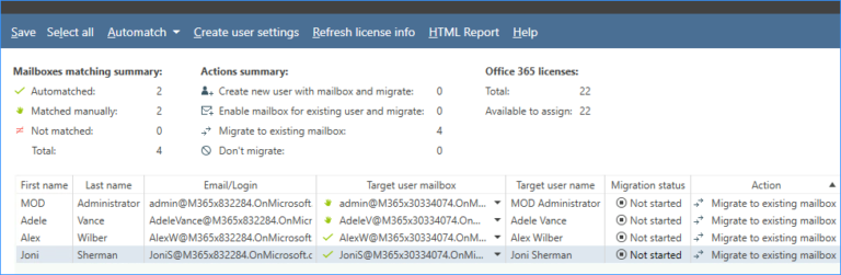How to migrate mailboxes between Office 365 tenants?