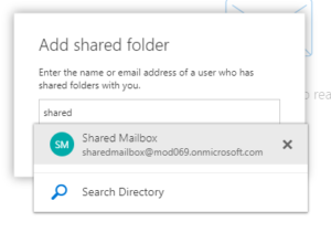 How to migrate public folders to a shared mailbox