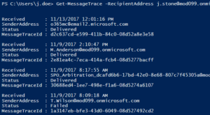 Message tracking in Office 365 - how to trace messages