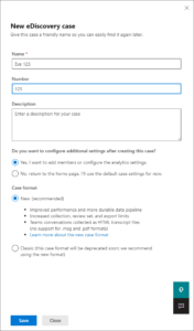 How to use Advanced eDiscovery case in Microsoft 365