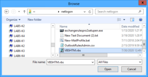Create Outlook HTML email signatures for all users with VBScript