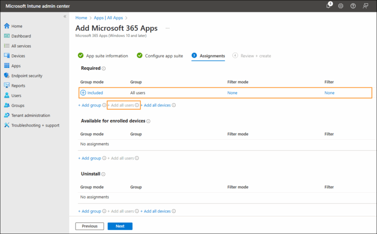 A quick guide to deploy an app via Microsoft Intune