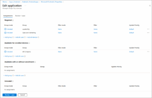 How to deploy Microsoft Outlook for Android via Intune
