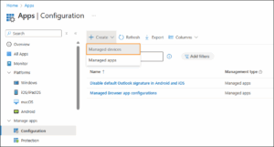 How to deploy Microsoft Outlook for Android via Intune