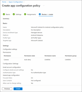 How to deploy Microsoft Outlook for Android via Intune