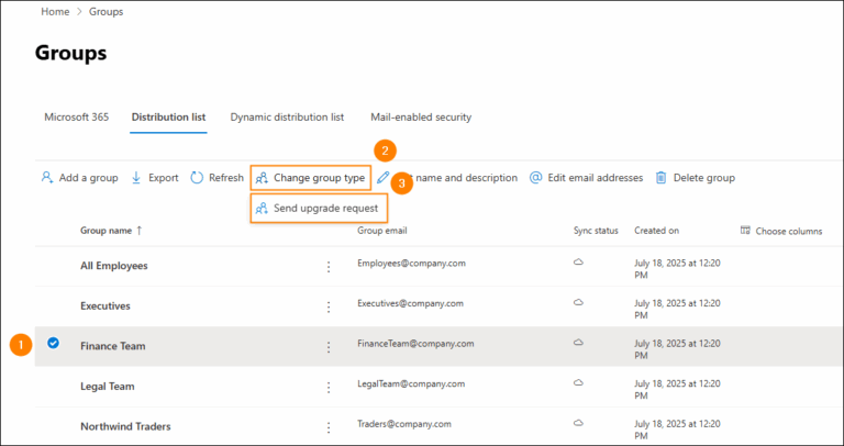Distribution lists in Office 365 - general information and tips for admins
