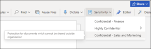 All about sensitivity labels in Microsoft 365 (Office 365)