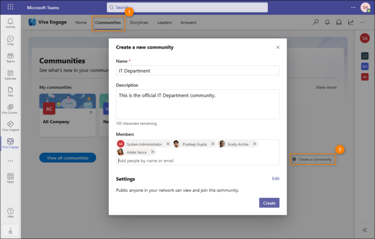 Improve employee experience with Viva Engage, Goals, and Sales