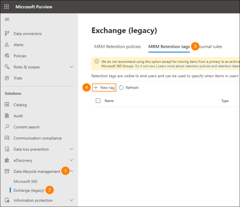 Archive policy configuration in Microsoft 365 (Office 365)