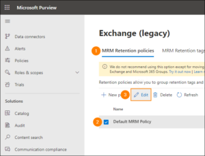 Archive policy configuration in Microsoft 365 (Office 365)