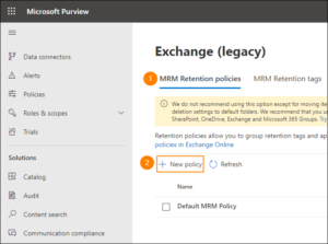 Archive policy configuration in Microsoft 365 (Office 365)