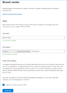 What is SharePoint brand center and how to use it?