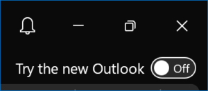 New Outlook for Windows – Project One Outlook