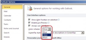 How to change color scheme in Outlook 2019, 2016, 2013, 2010 and 2007