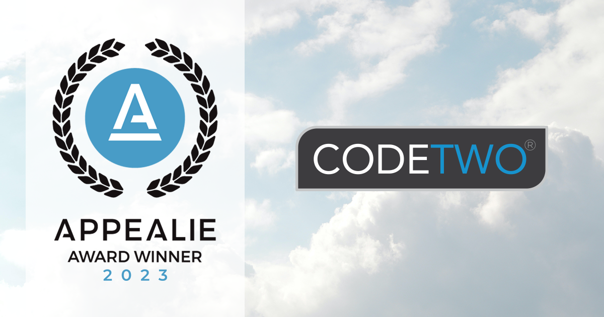 CodeTwo named the best SaaS solution for Enterprise