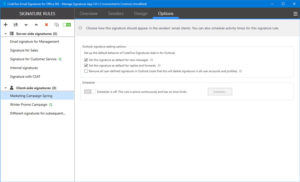 CodeTwo signatures added directly in Outlook & new signature modes
