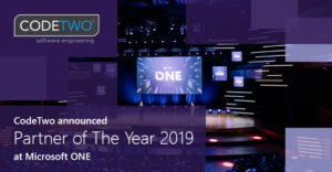 CodeTwo recognized as Microsoft Partner of the Year 2019