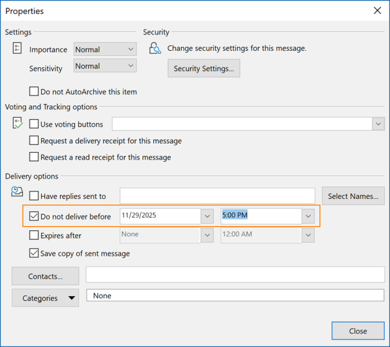 How to delay sending an email in Outlook - a quick guide