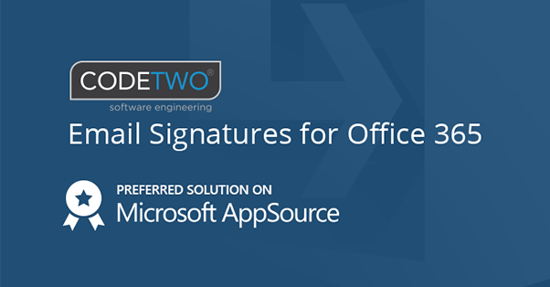 CodeTwo Email Signatures for Office 365 listed as Preferred solution on ...