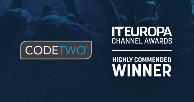 CodeTwo highly commended at IT Europa Channel Awards 2024