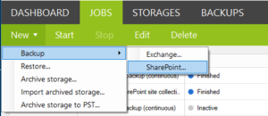 Back up SharePoint and OneDrive for Business with CodeTwo Backup tools