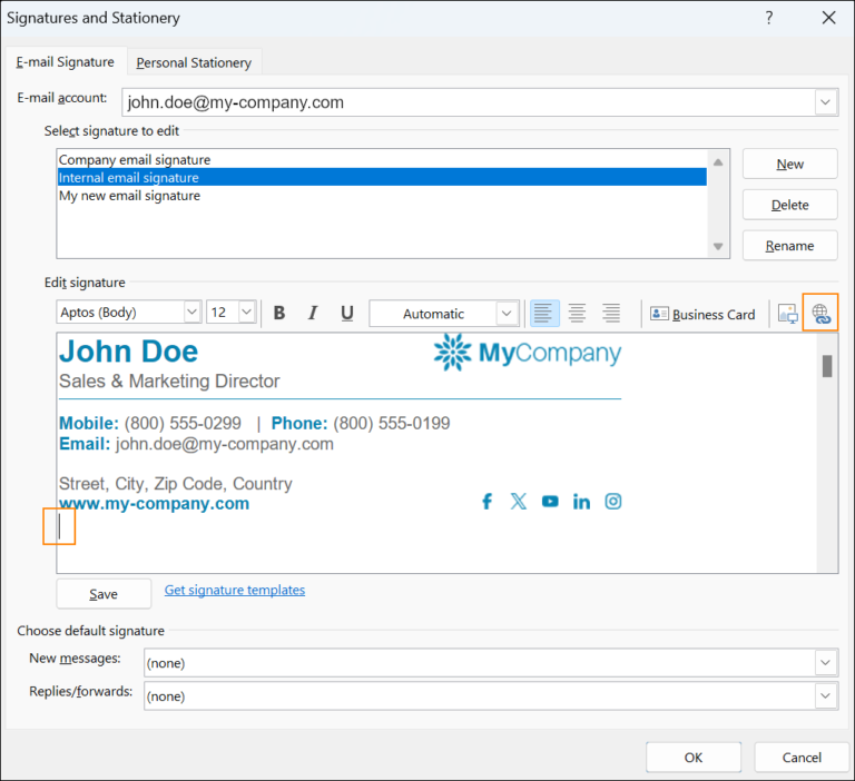 How to add a Teams call link to your email signature