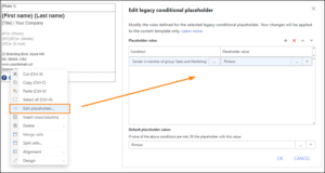 Create modular email signatures with dynamic content