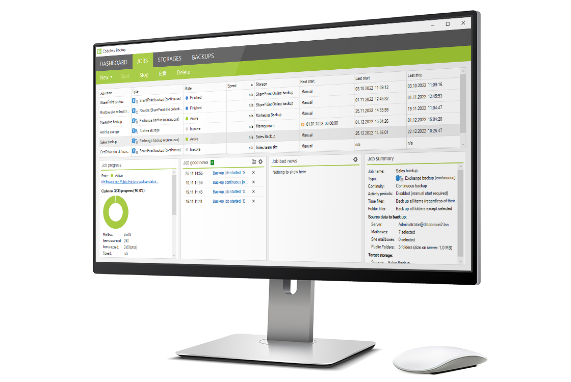 Software for Microsoft Office 365, Exchange Server & Outlook