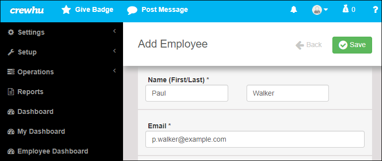 Integrations - One-click surveys - CrewHu | CodeTwo Email Signatures ...