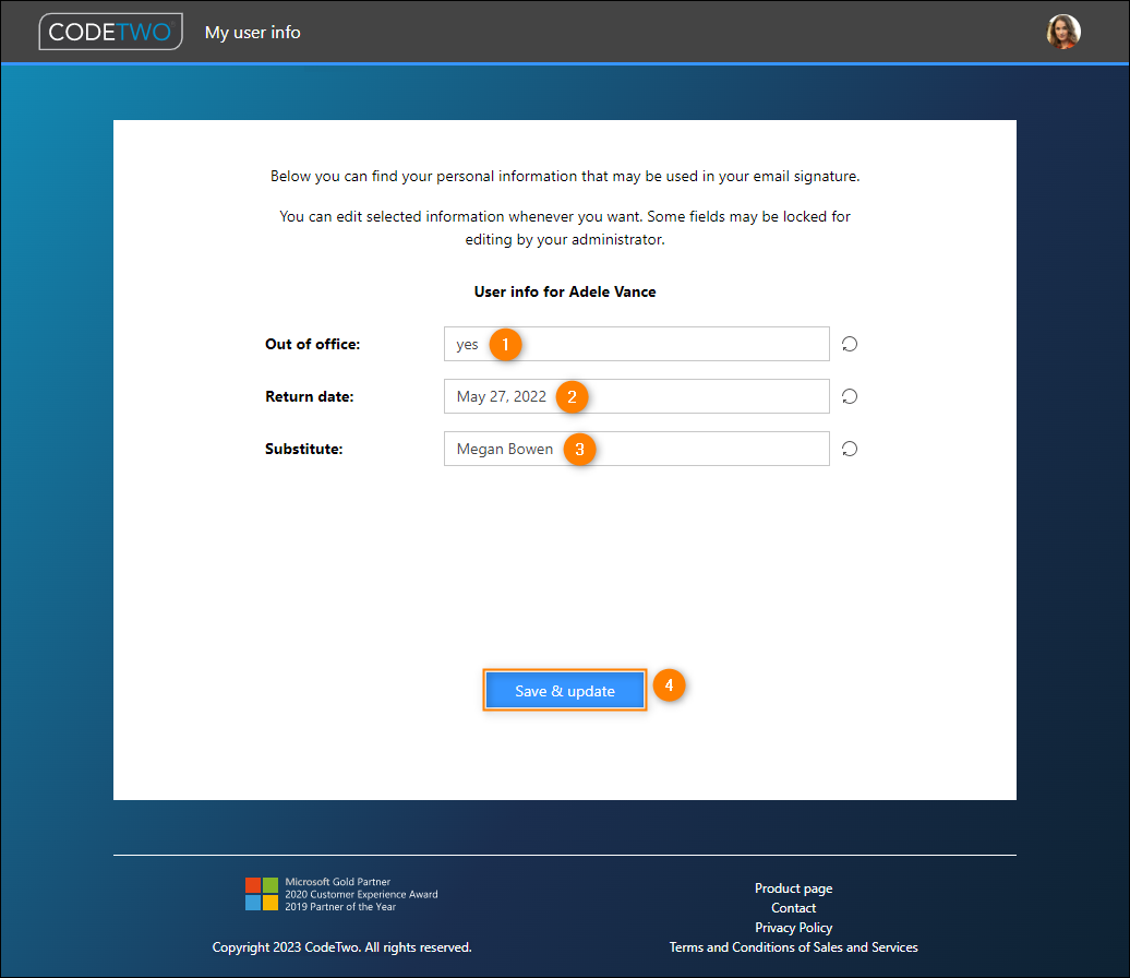 Examples of use - Automatic replies - Let users enable autoresponder ...