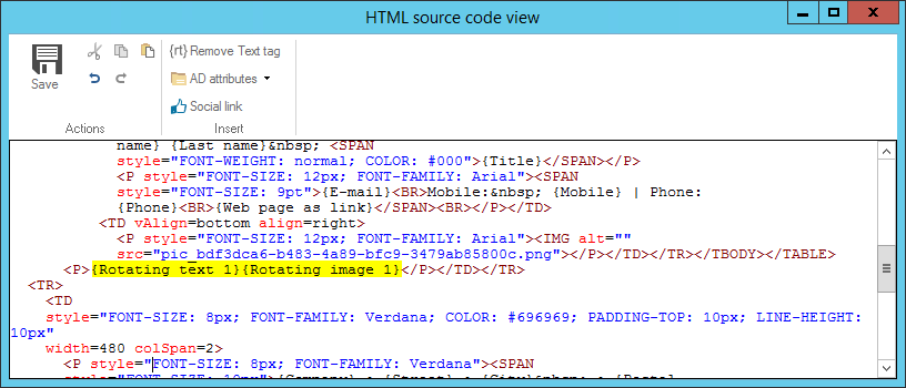 How to add dynamically changing image links to emails