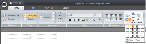 How to create a template with text on the left and image on the right?