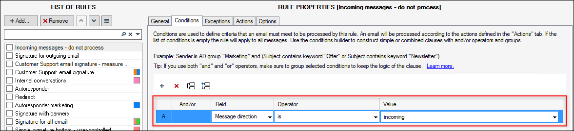 How to optimize the message processing speed in CodeTwo Exchange Rules ...