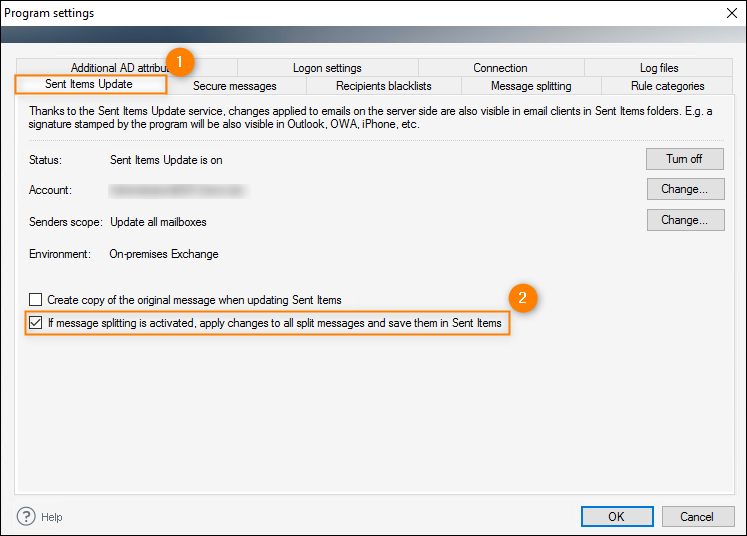 How to avoid duplicates in the Sent Items folder