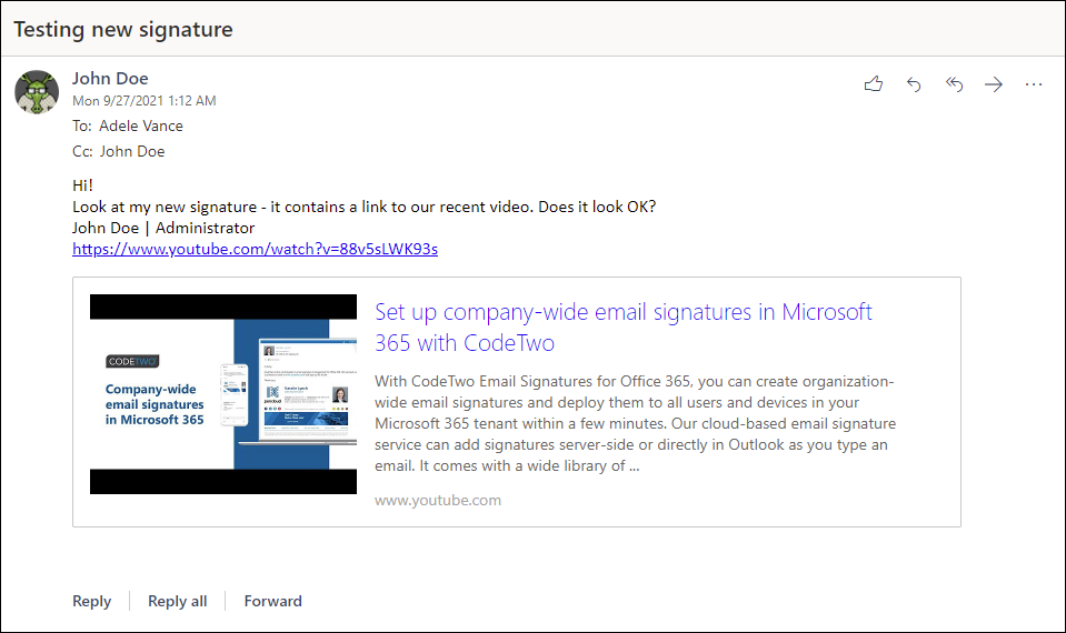 How To Stop Link Previews From Being Displayed In Emails
