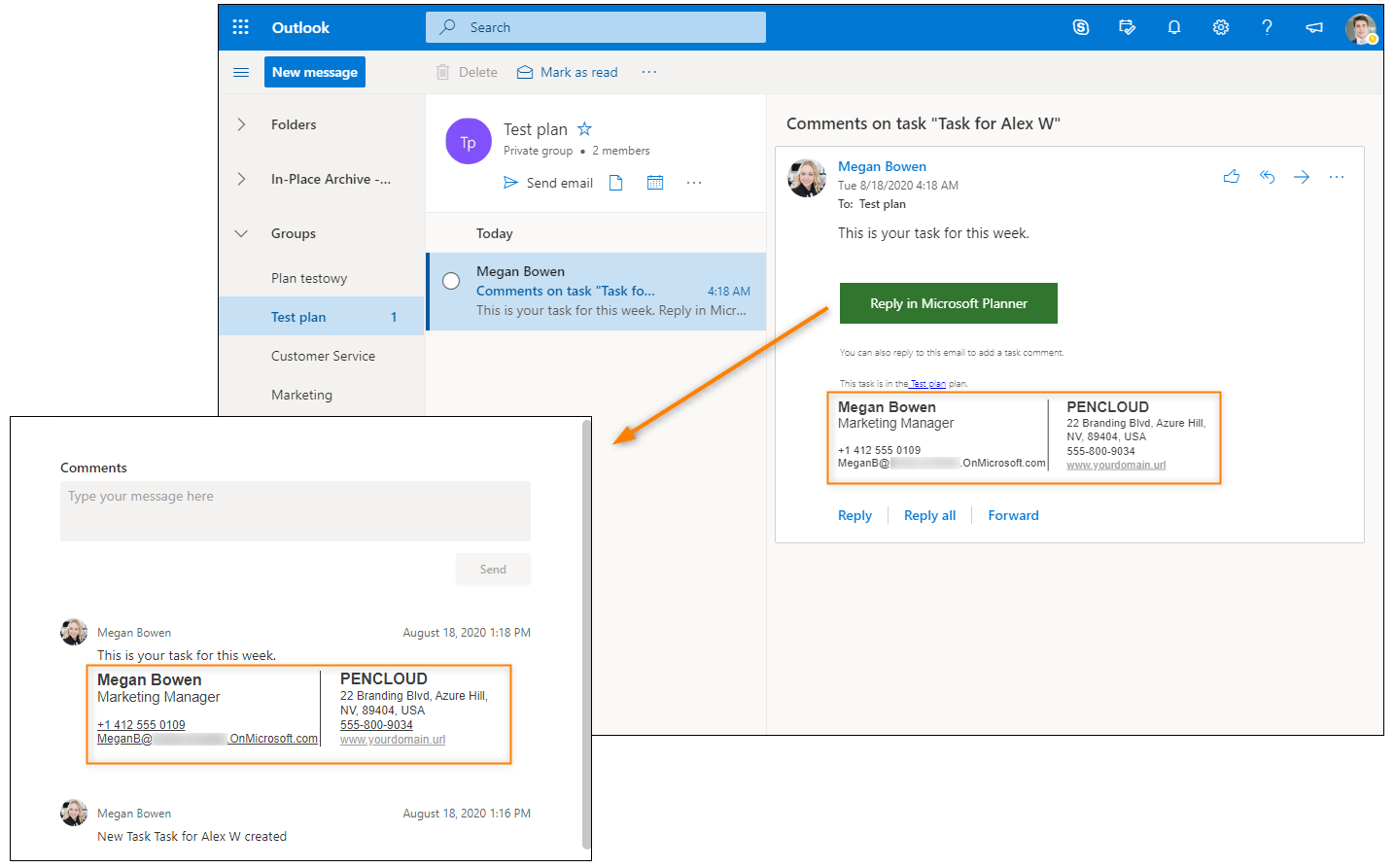 Using Microsoft Planner with CodeTwo software