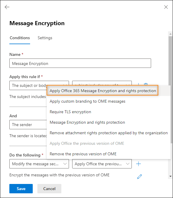 How to fix problems with emails encrypted by Azure RMS