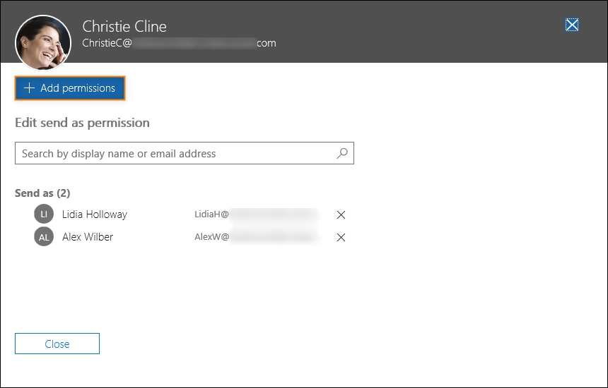 How signatures are added to emails sent as / sent on behalf of other users