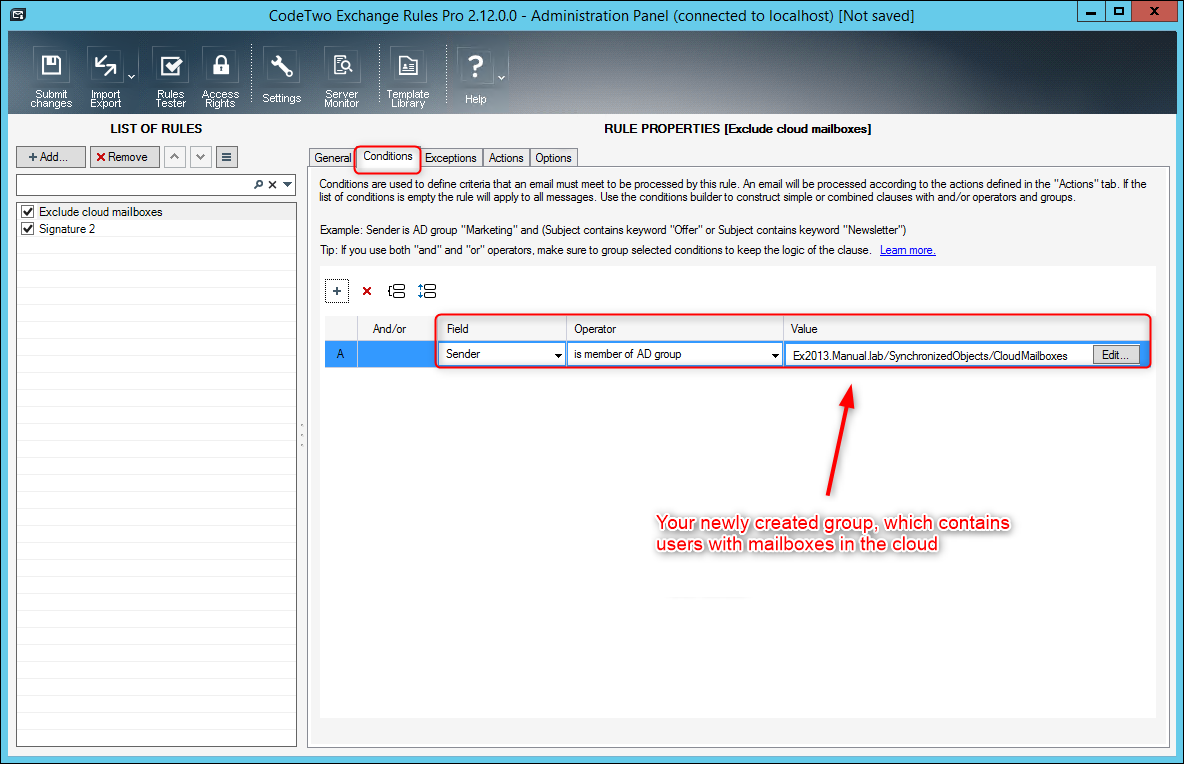 How to deploy CodeTwo signature software in a hybrid environment