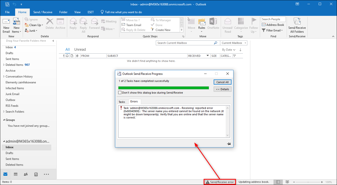 How to configure a Send-Only account in Outlook