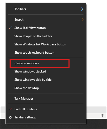 How to move off-screen windows back to the desktop
