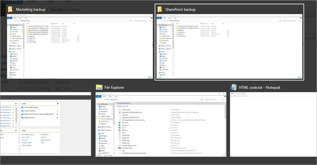 How to move off-screen windows back to the desktop